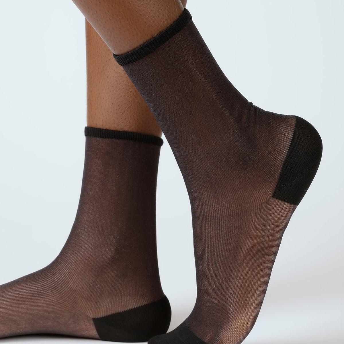 Black sheer socks | Glassworks London