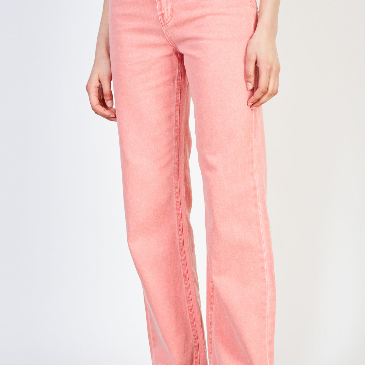 Red wide leg jeans | Glassworks London
